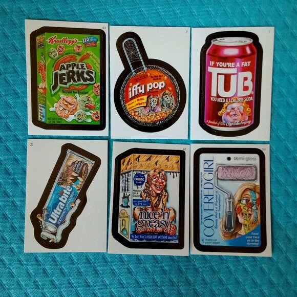 Topps | Toys | Wacky Pack Stickers6pc | Poshmark